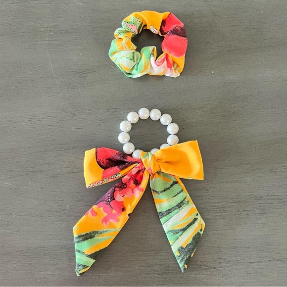 High Heels on the High Road | Accessories | Mango Orange Peach Floral ...